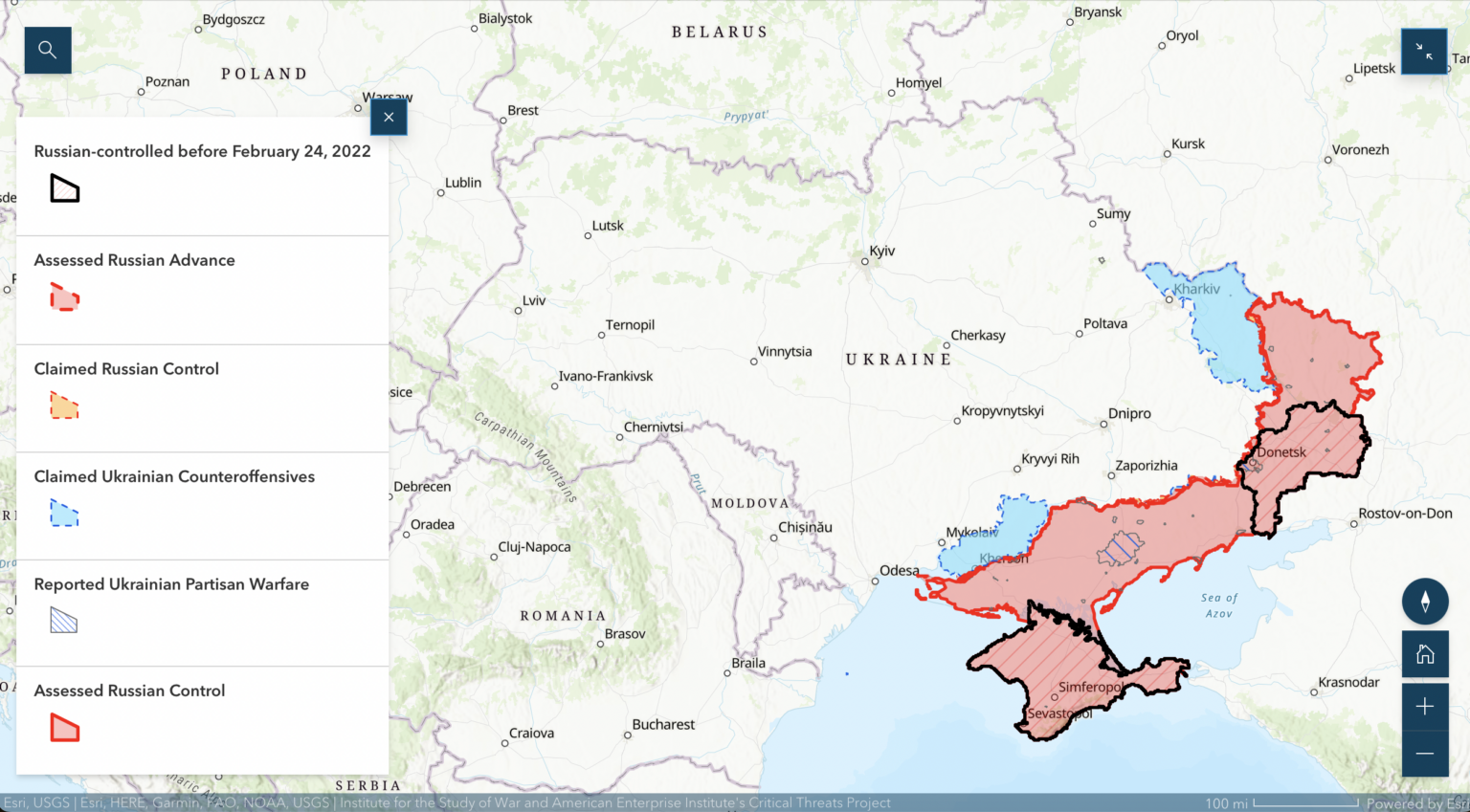 Карта бойових дій: огляд Deep State Map, Liveuamap, ISW