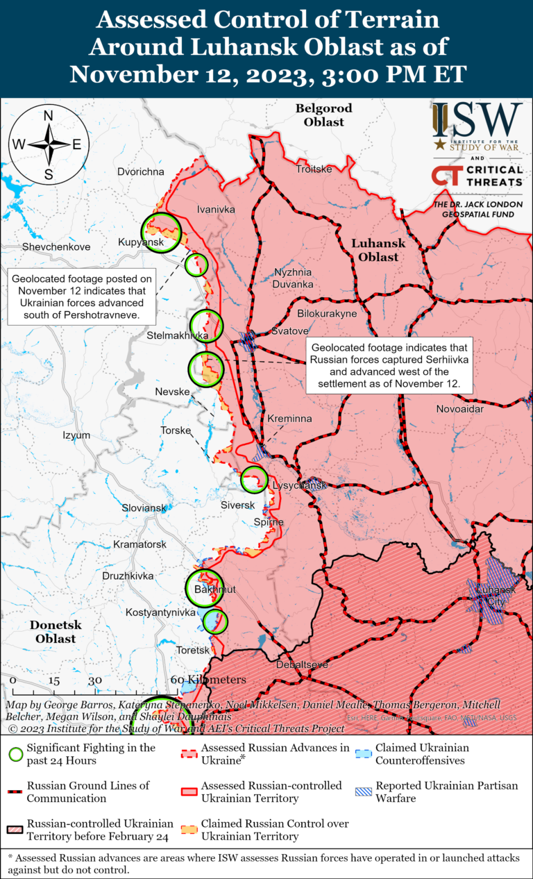 Russian Forces Continued Offensive Operations near Kupyansk — ISW
