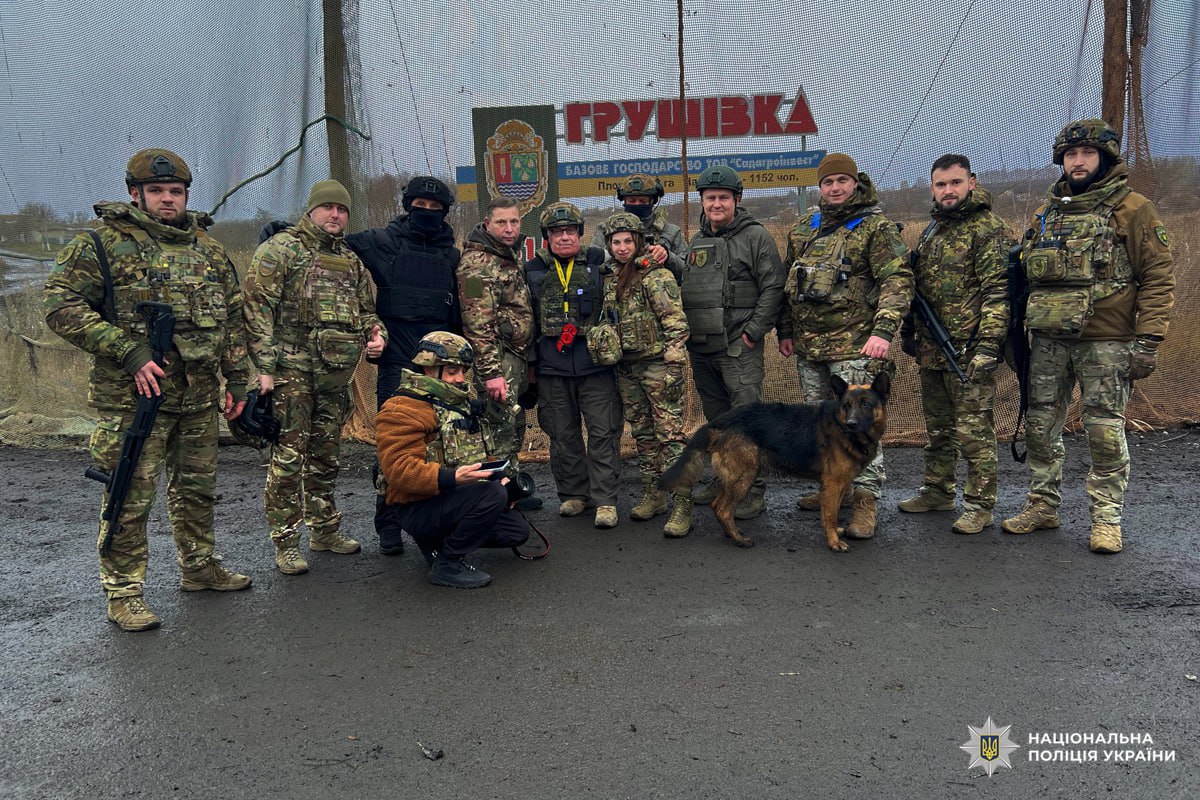 Howard Buffet visited frontline settlements near Kupiansk